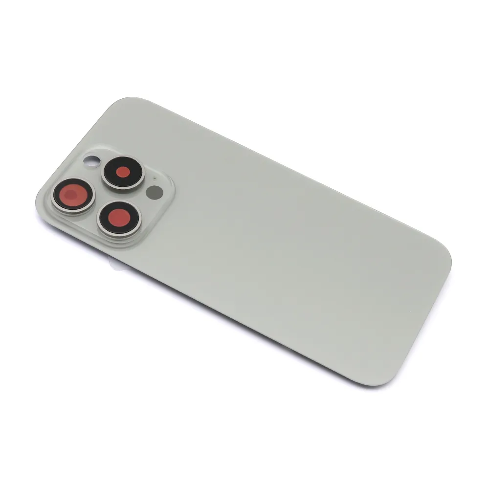 Poklopac baterije za iPhone 15 Pro Natural Titanium (NO LOGO) (MS)